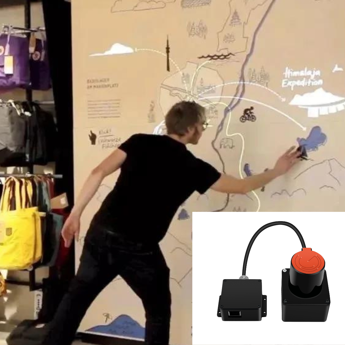 How Radar Waves Achieve Multi-Touch Point Location